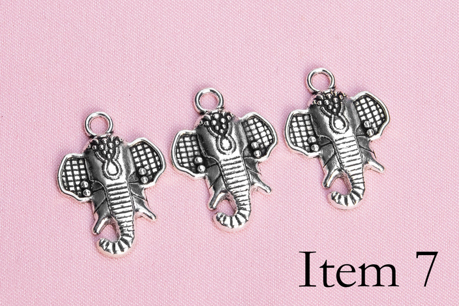 10pcsantique Sliver Tone Charm Zinc Alloy Metal - Heart/heart With ...