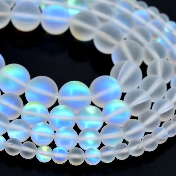 Matte White Beads - Etsy