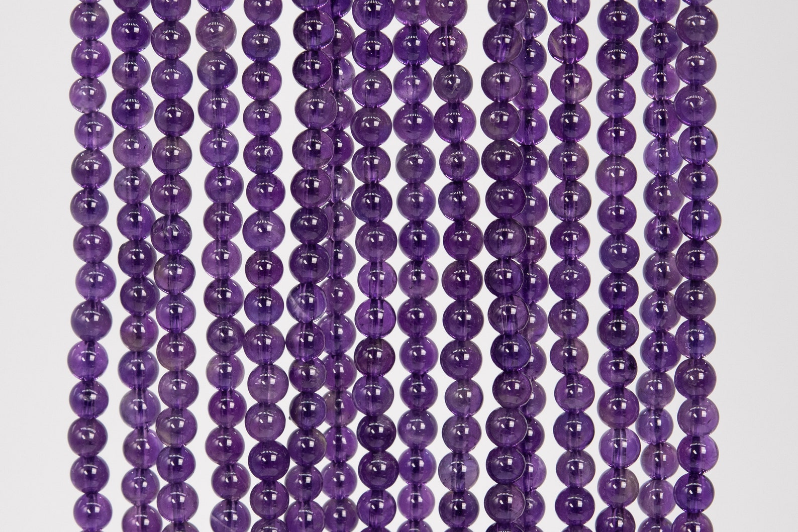 Genuine Natural Purple Amethyst Loose Beads Grade AA Round Shape 4mm - Etsy