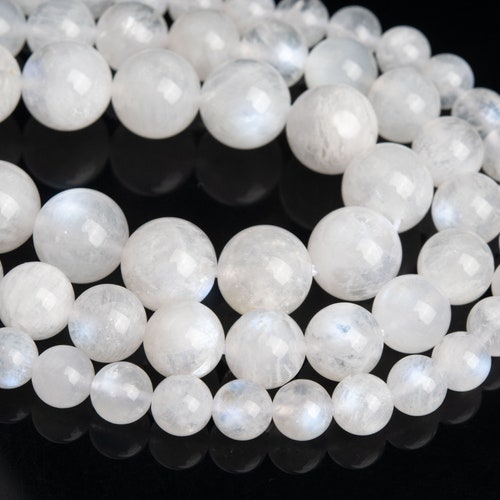 Genuine Natural Multicolor Moonstone Tourmalinated Loose Beads - Etsy