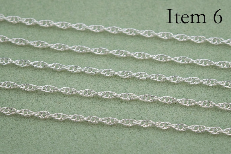 12 Inches / 1 FT Sterling Silver Chain for Jewelry Making - Etsy