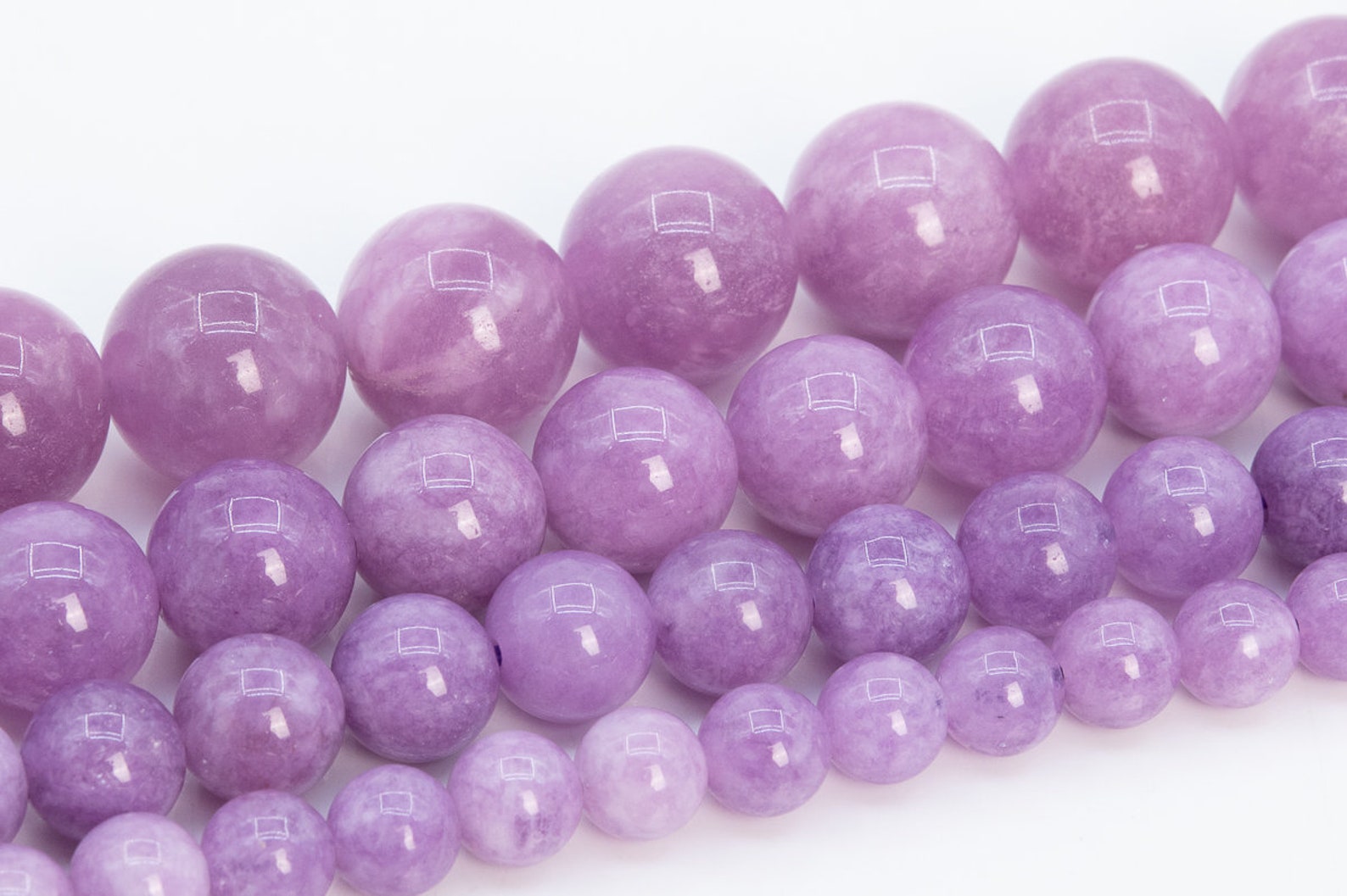 Kunzite Purple Color Quartz Loose Beads Round Shape 6mm 8mm 10mm 12mm ...