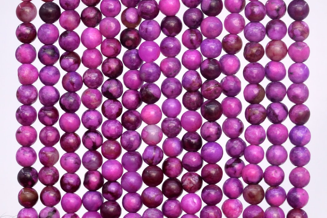 Purple Jasper Loose Beads Sugilite Color Round Shape 4-5mm - Etsy
