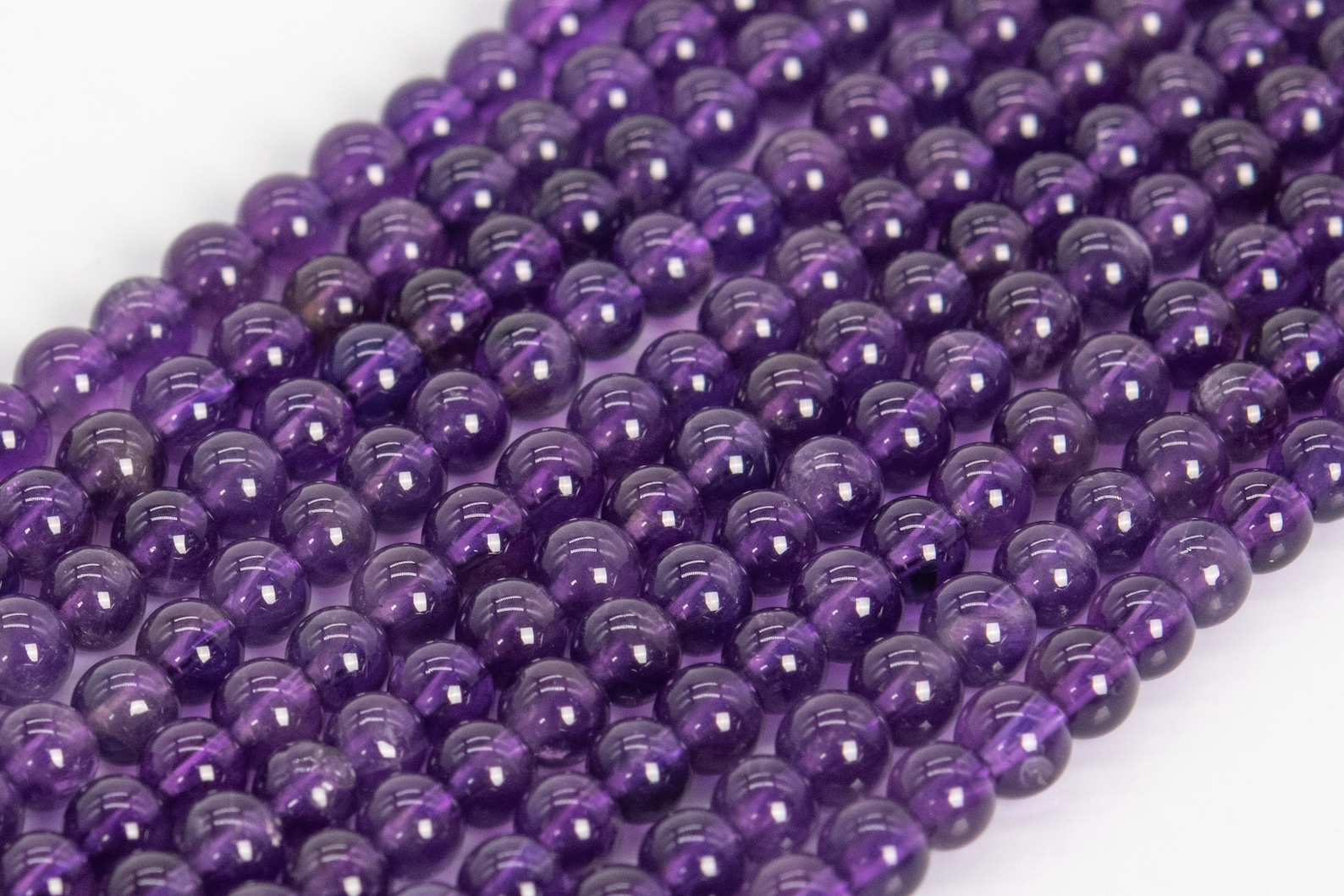 Genuine Natural Purple Amethyst Loose Beads Grade AA Round Shape 4mm - Etsy