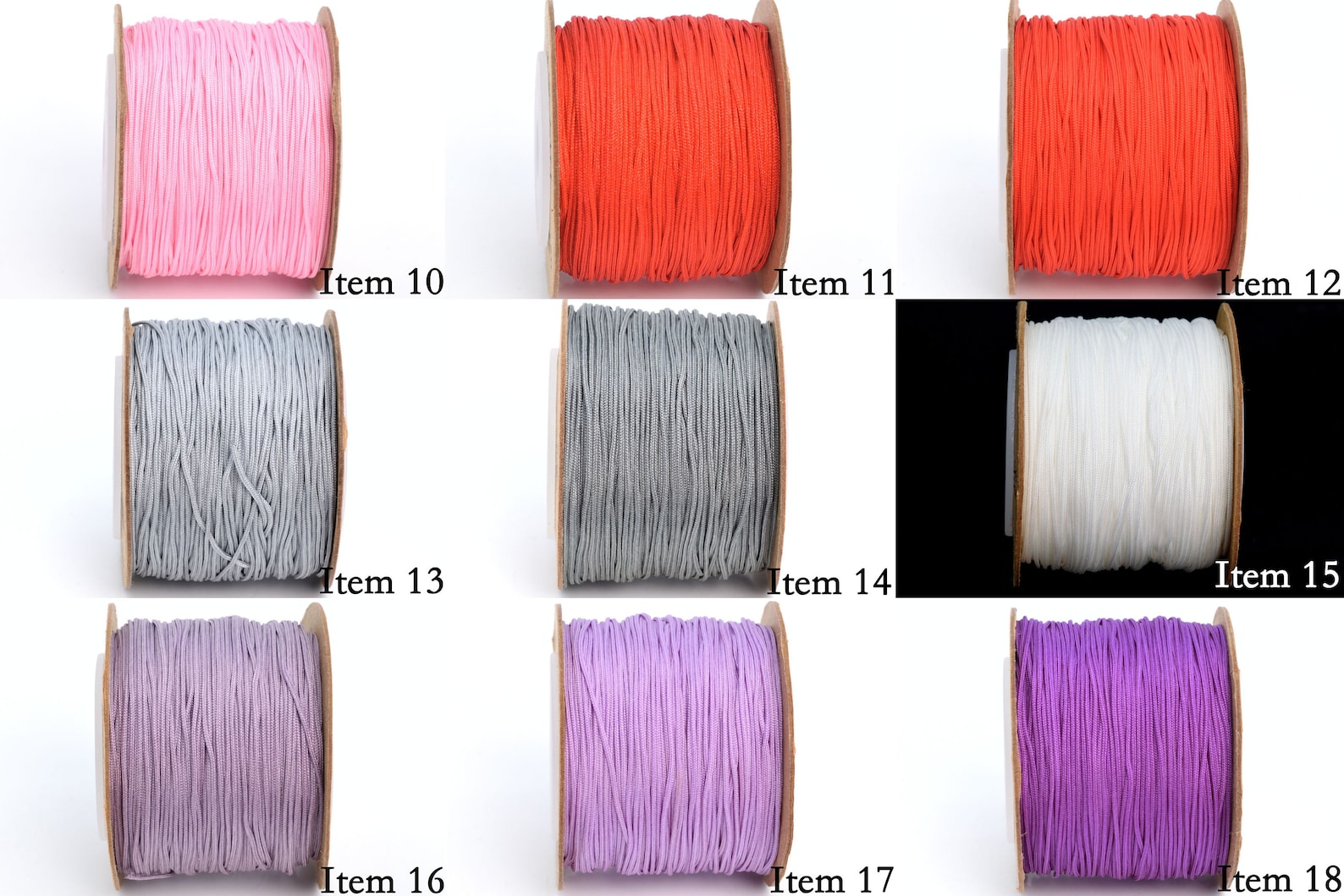 1 Spool 80 Meters No Elasticity Chinese Knotting Macrame Cord Braided ...