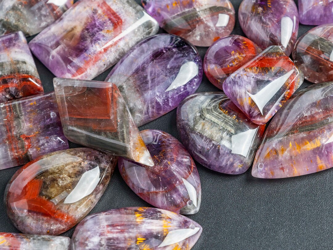 Top Drilled Cabochon Different Shape Stone Pendant Genuine Natural ...