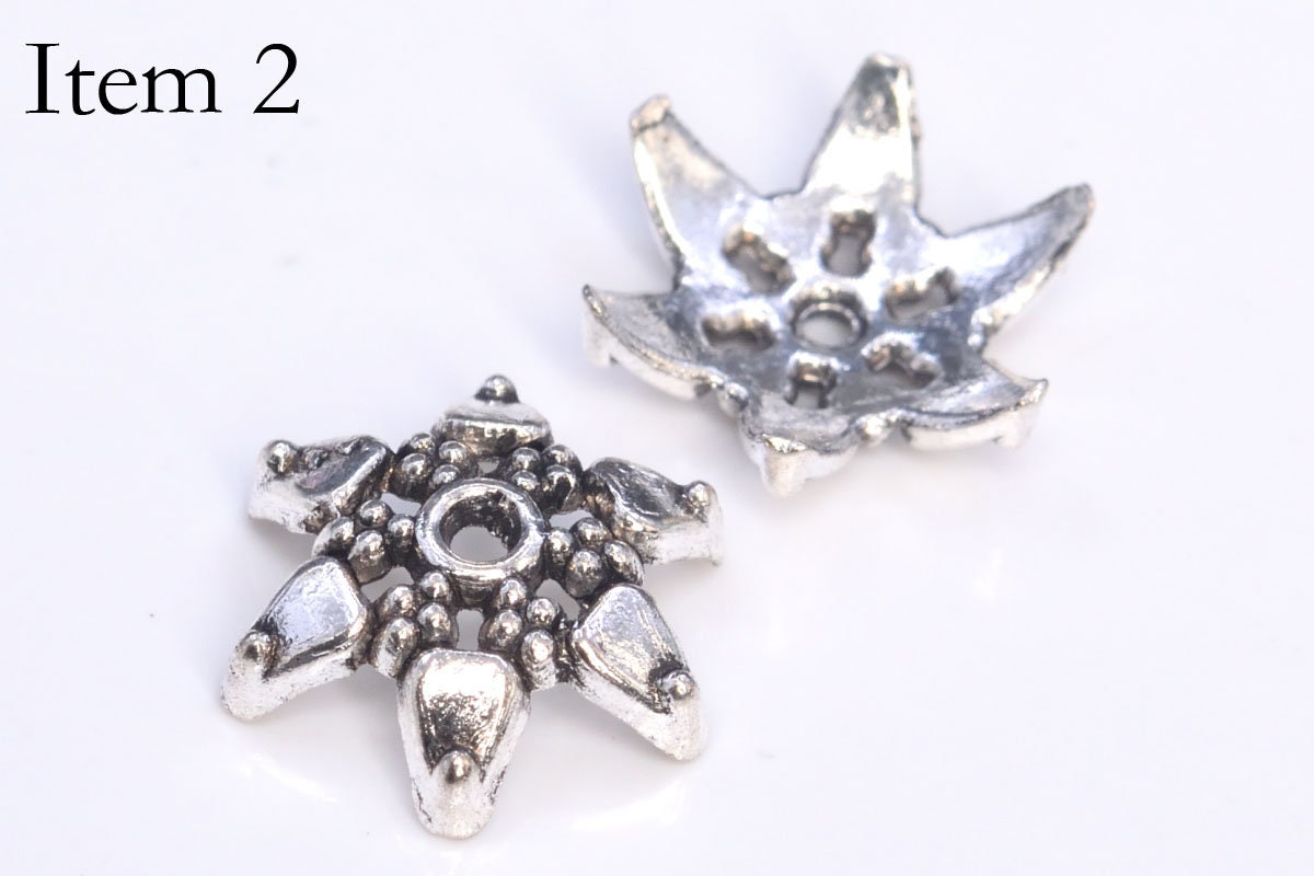 10 pcs Bead Caps Spacers End Cap DIY Jewelry Making Antique | Etsy