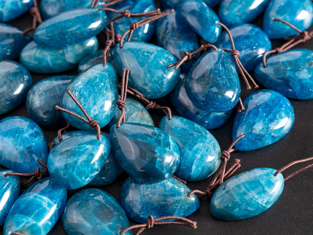 Top Drilled Cabochon Different Shape Stone Pendant - Genuine Natural ...