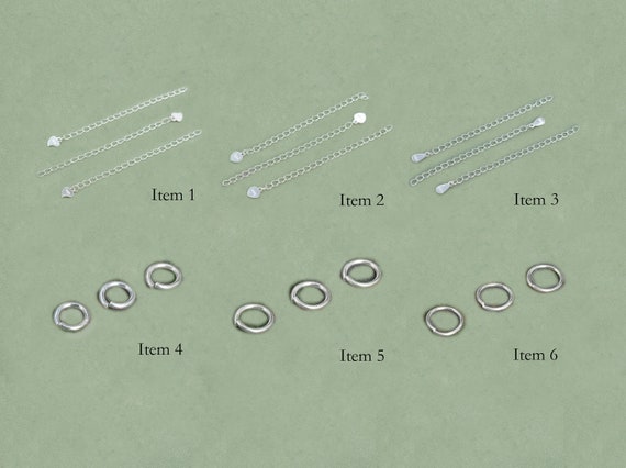 2 / 10 Pcs Findings 925 Sterling Silver DIY Jewelry Making - Etsy