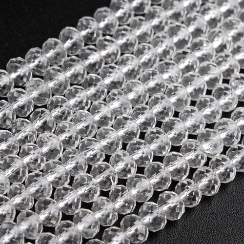 Genuine Natural Crystal Clear Quartz Loose Beads Grade AAA - Etsy