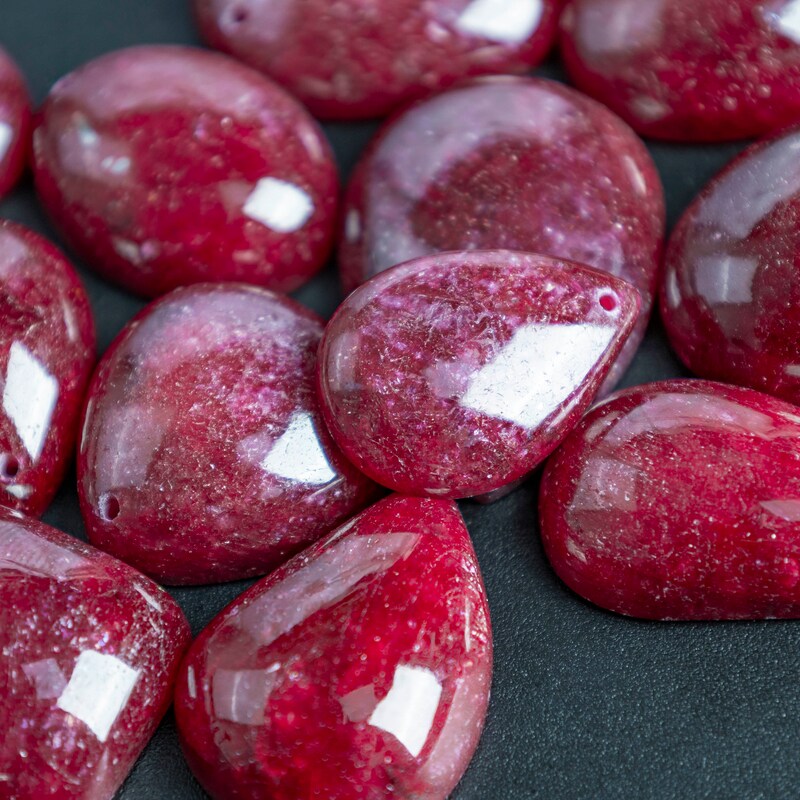 Red Ruby Pendant - Etsy