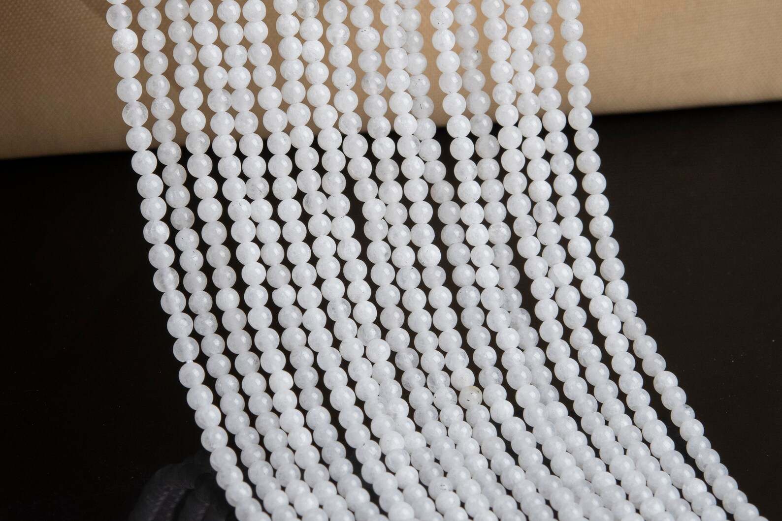 Natural White Malaysian Jade Loose Beads Round Shape 2mm - Etsy