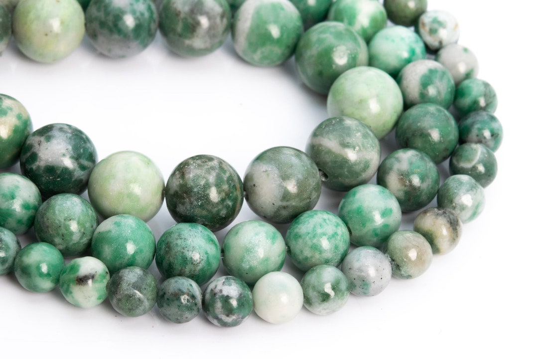 Genuine Natural Qinghai Jade Loose Beads Round Shape 6mm 8mm 10mm - Etsy