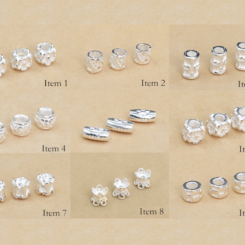 Jewelry Spacer Beads - Etsy