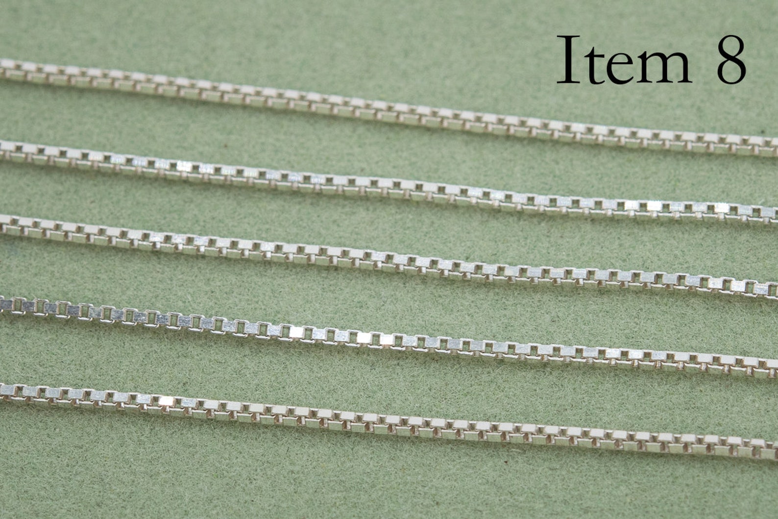 12 Inches / 1 FT Sterling Silver Chain for Jewelry Making - Cable Chain ...