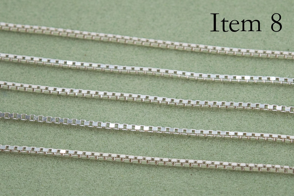 12 Inches / 1 FT Sterling Silver Chain for Jewelry Making | Etsy