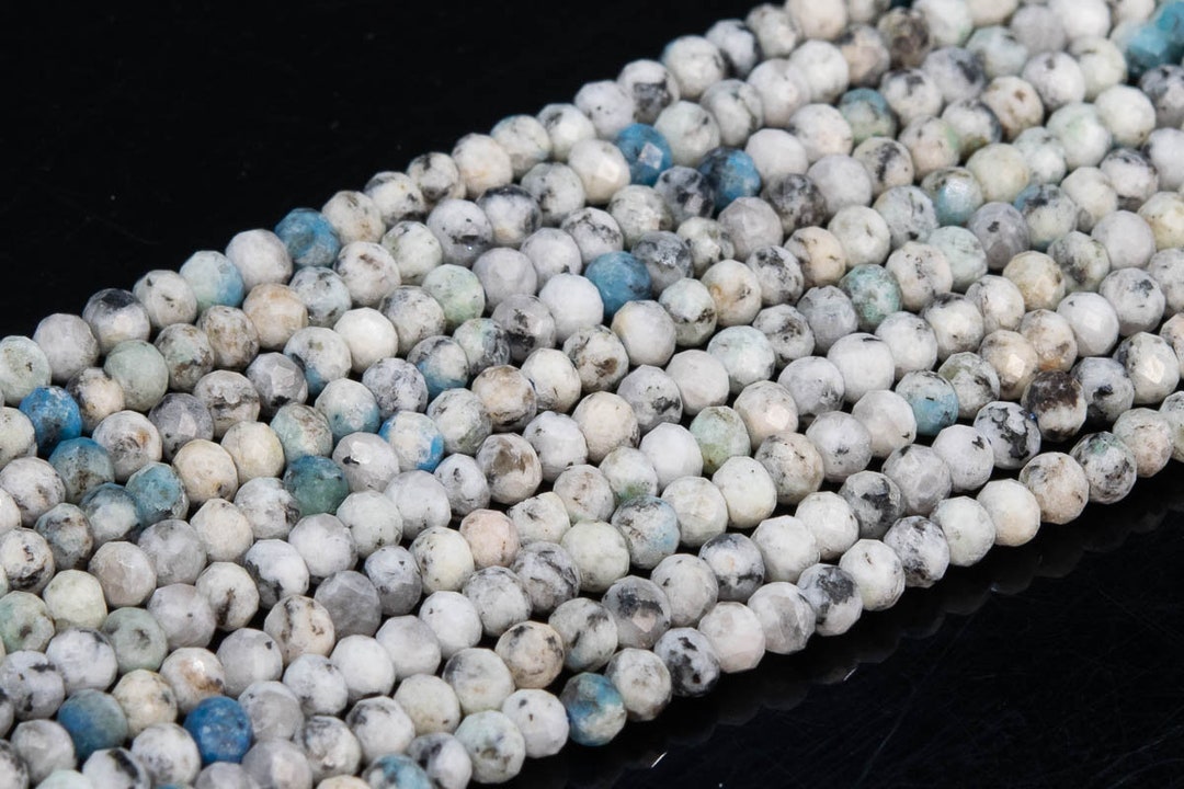 Genuine Natural Blue K2 Stone Loose Beads Pakistan Grade AAA Faceted ...