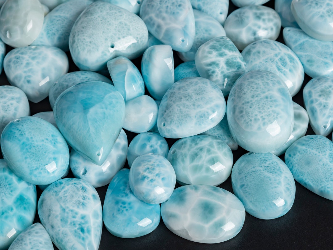 Top Drilled Cabochon Different Shape Stone Pendant - Genuine Natural ...