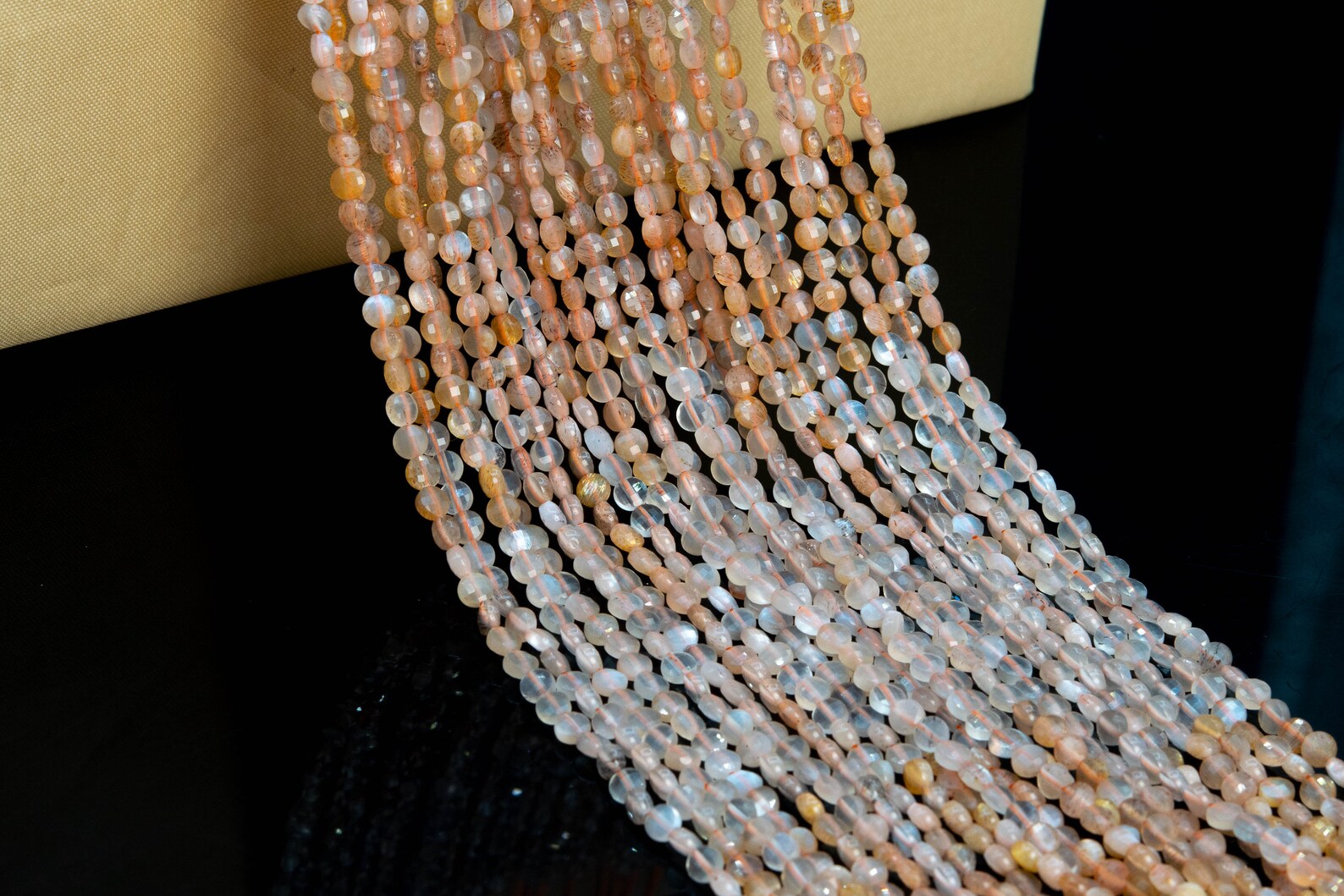 Genuine Natural Multicolor Moonstone Loose Beads Grade AA - Etsy