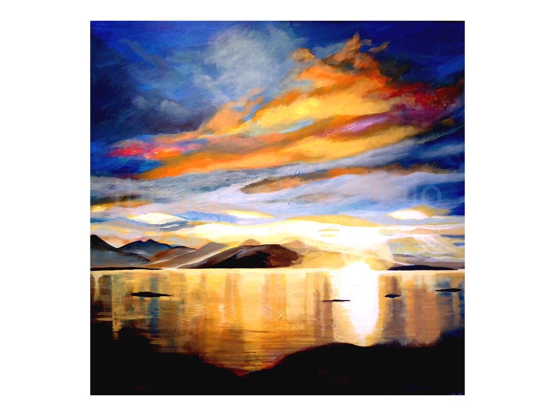Isle of Skye Art, Scalpay Sunset, Isle of Skye, Scottish Highlands ...