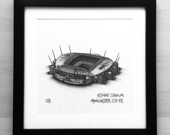 Liverpool FC Stadium Original Drawing Hand-drawn Pen and | Etsy