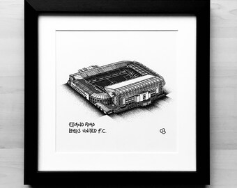 Chelsea FC Stadium Original Drawing Hand-drawn Pen and Ink | Etsy