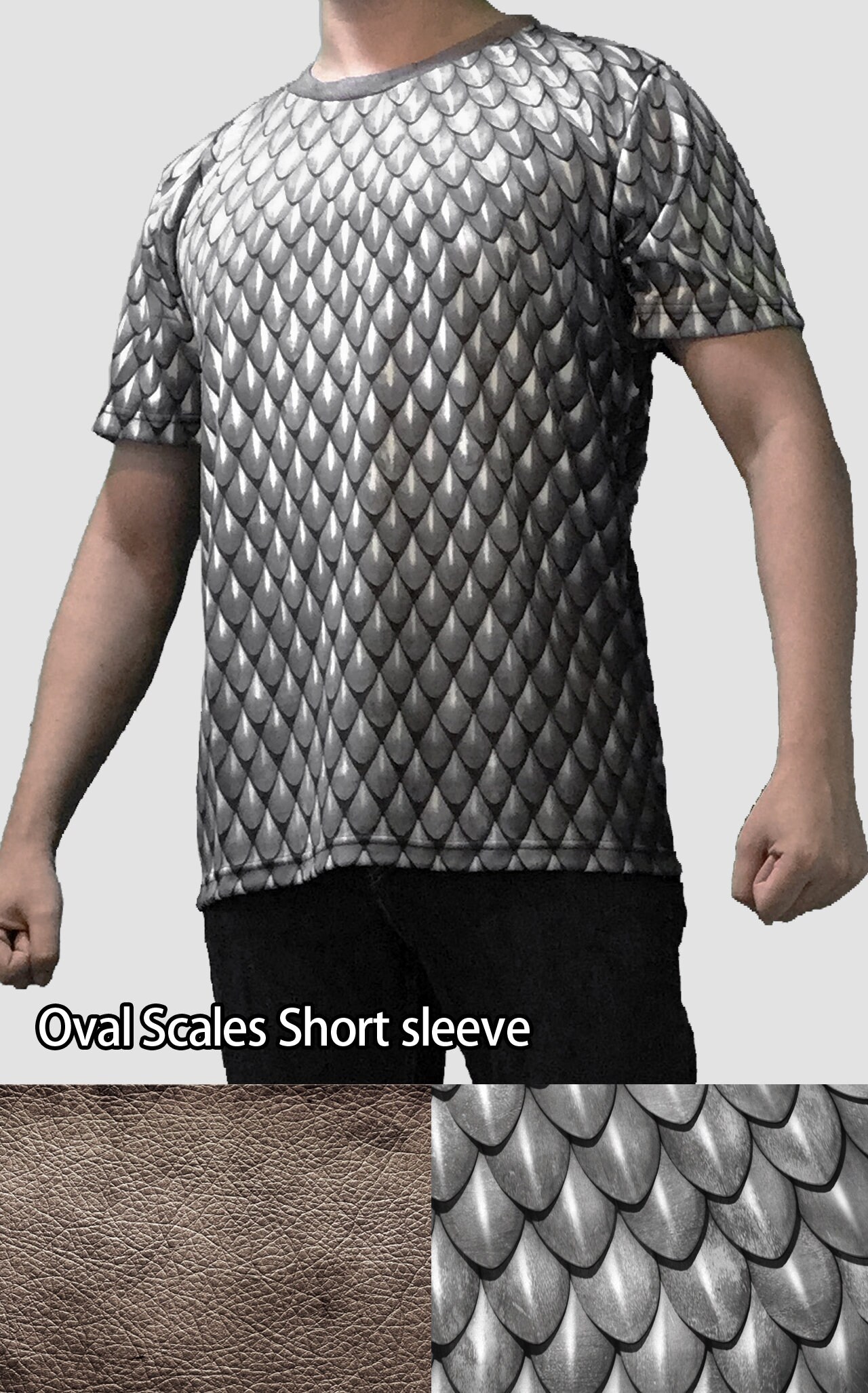 LARP Easy Battle Shirt:scale Armor Gym T-shirt - Etsy