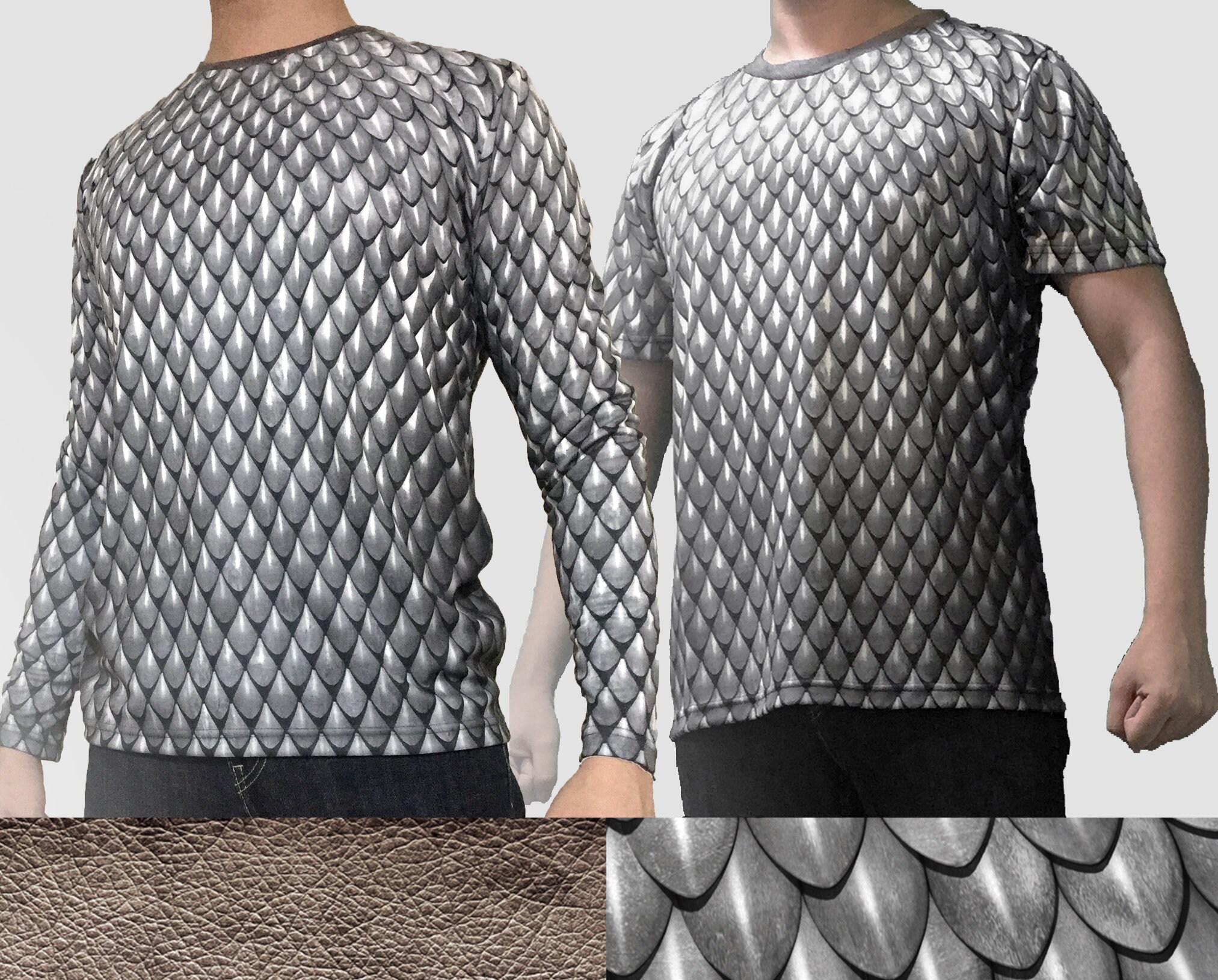 LARP Easy Battle Shirt:scale Armor Gym T-shirt - Etsy