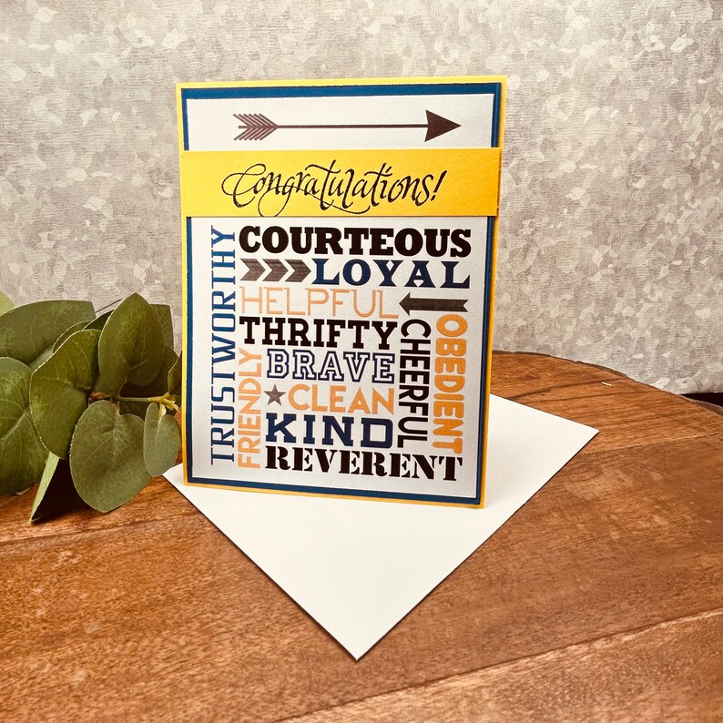 CUB SCOUT Congratulations Card Cub Scout Recognition - Etsy