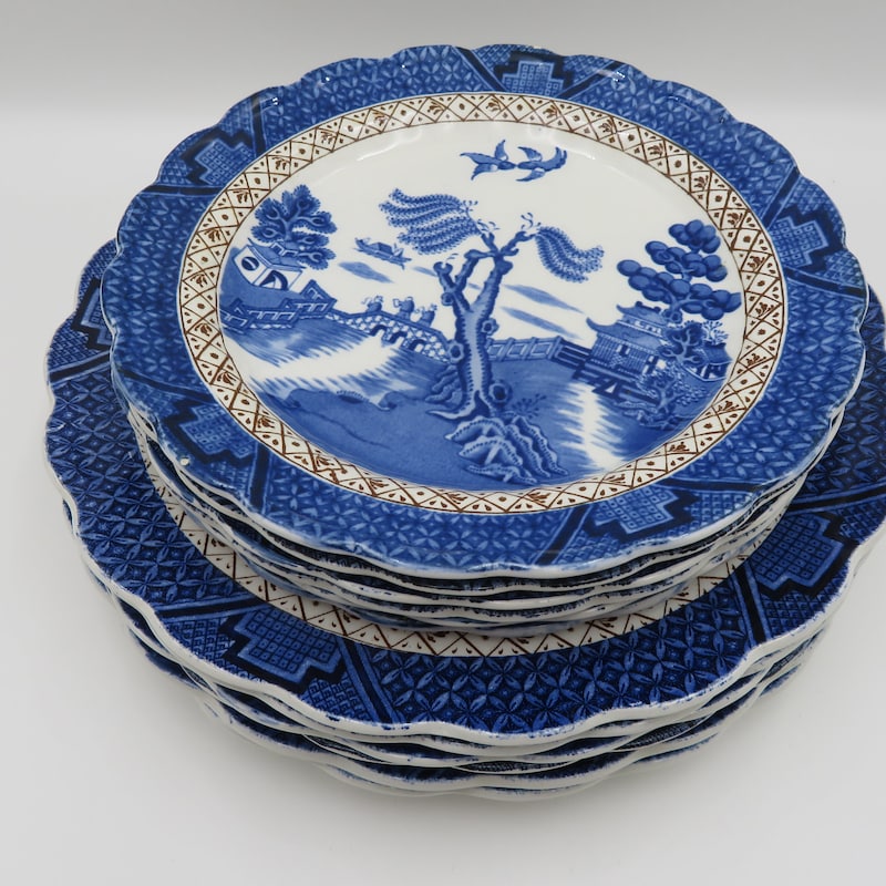 Willow Pattern Plate - Etsy