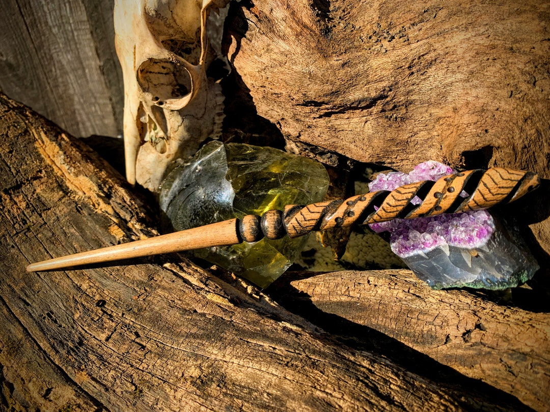 Handcrafted Magic Wand Created From Solid Beech. 12 1/2 Inches - Etsy
