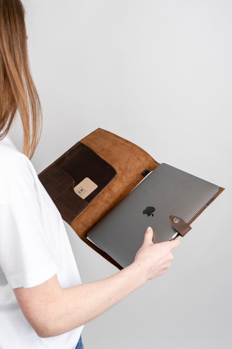 Leather Business Portfolio Personalized Leather Journal - Etsy