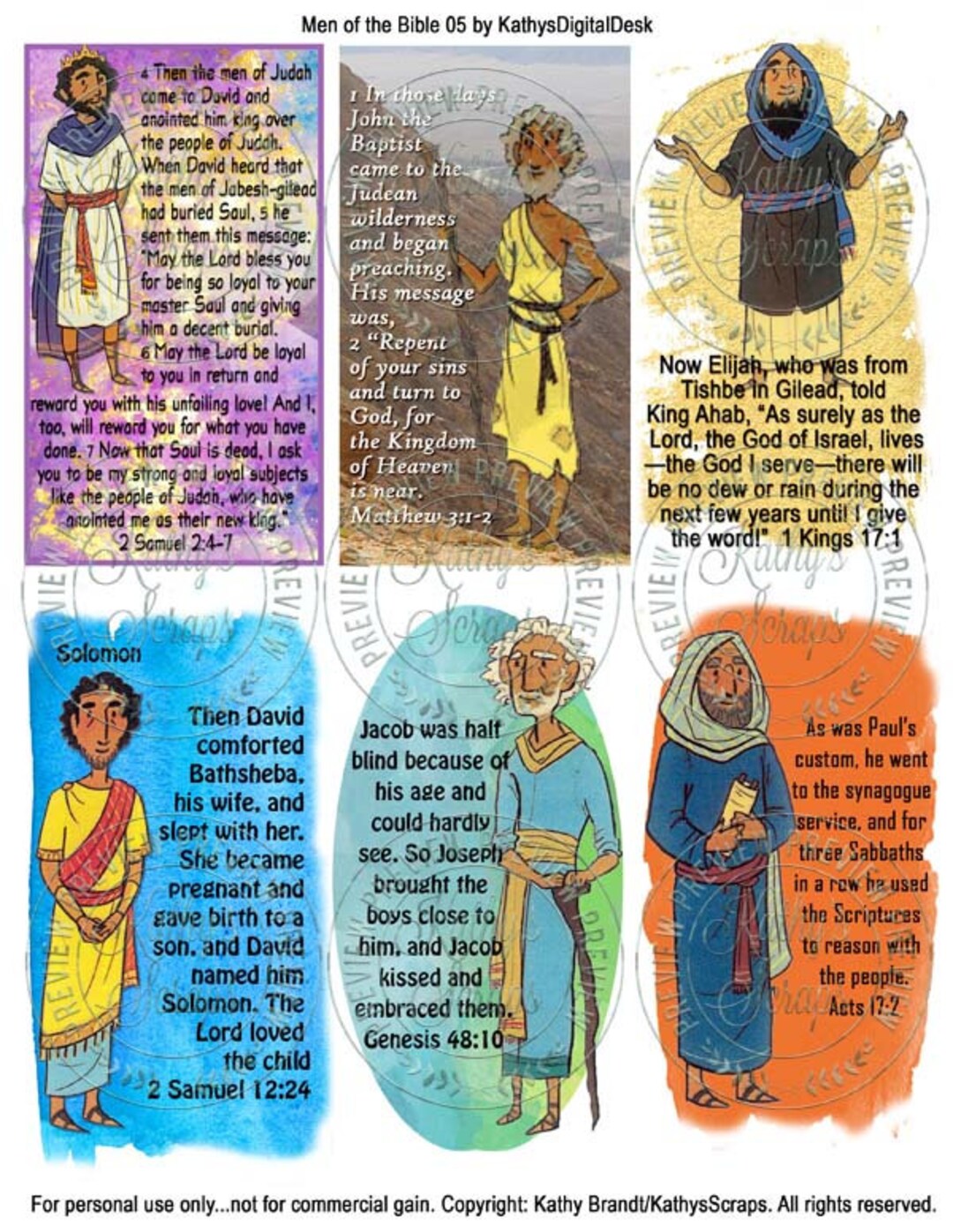 Men of the Bible 05 - Etsy