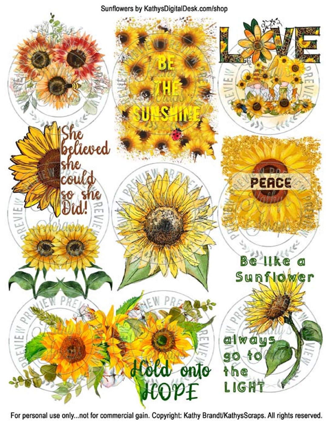 Sunflowers 01 - Etsy