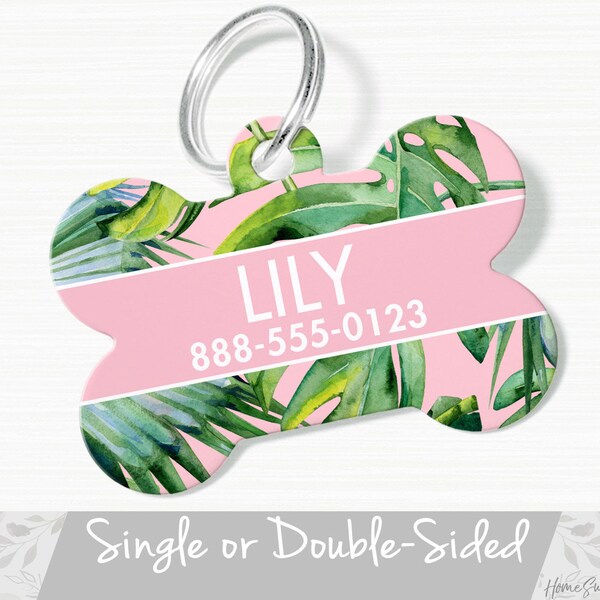 Tropical Name Tag - Etsy