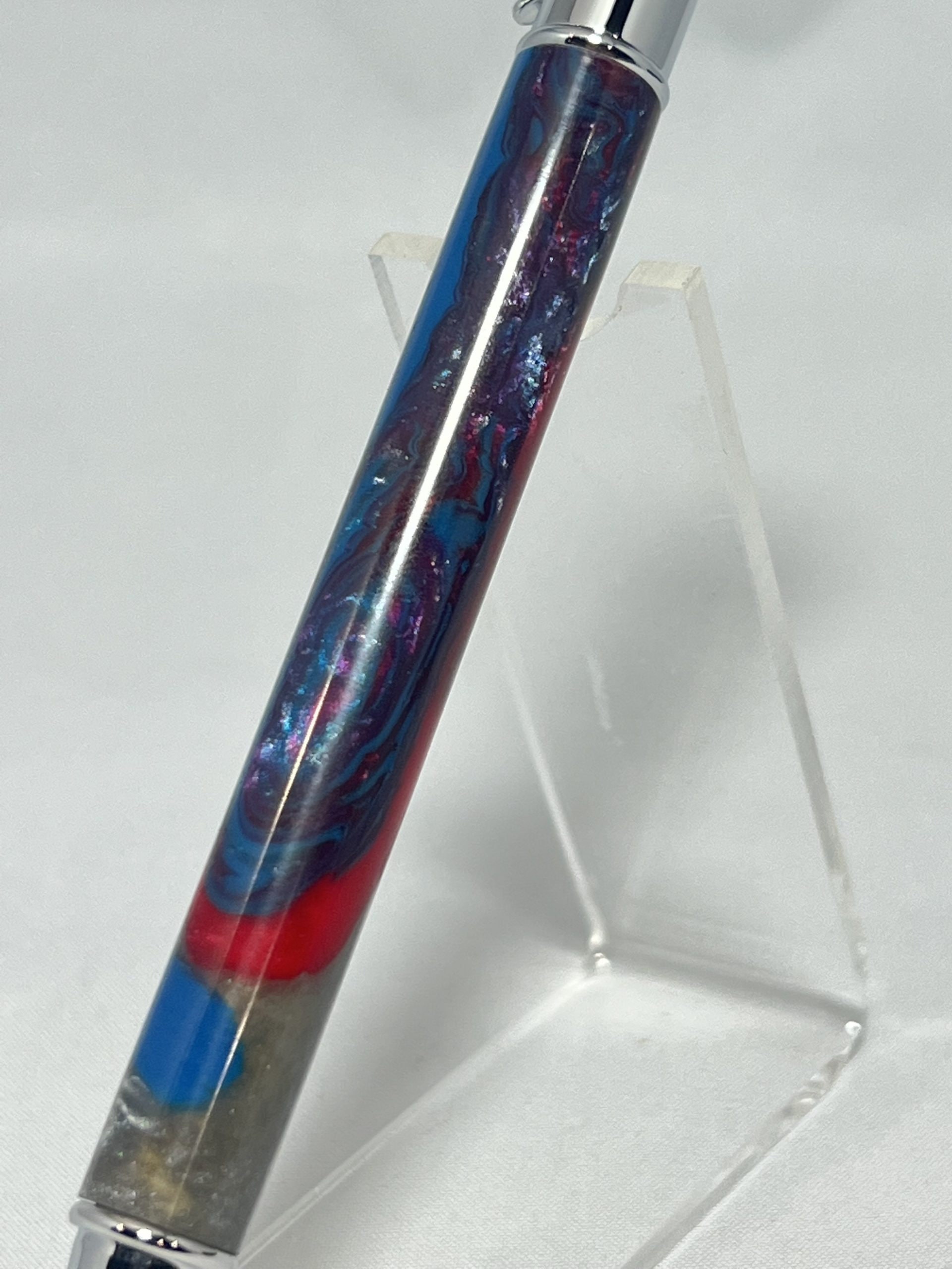Captain America Pen Blanks, Fountain Pen Blanks, Blanks for Woodturning ...
