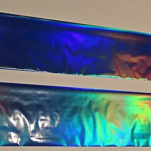 Holoflash Film Kramer Holographic Effect Choose Silver Gold or Blue 2 ...