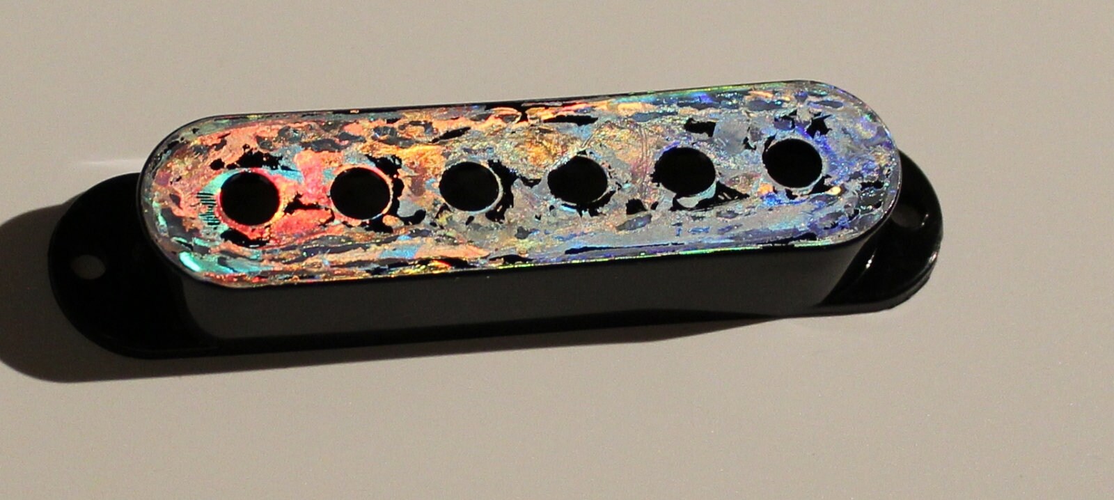 Custom Color Single Coil Pickup Cover: Strat Style, Black Plastic - Etsy