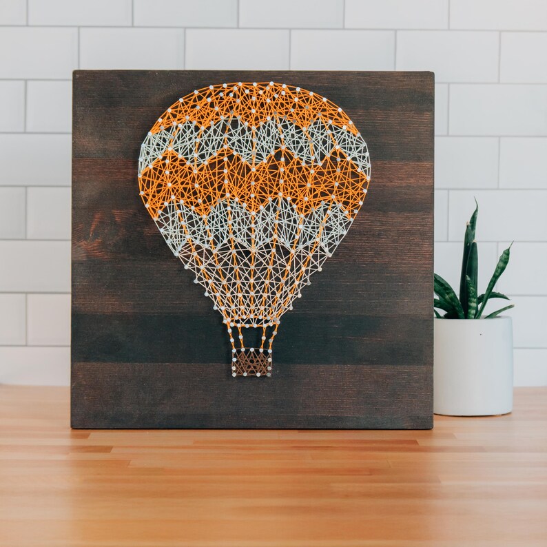 Hot Air Balloon String Art - Etsy