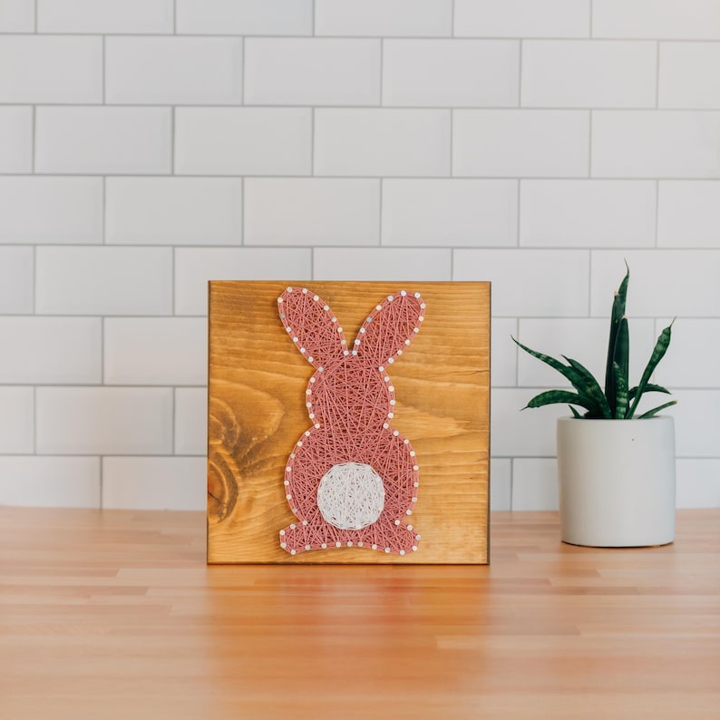 Easter Bunny String Art - Etsy