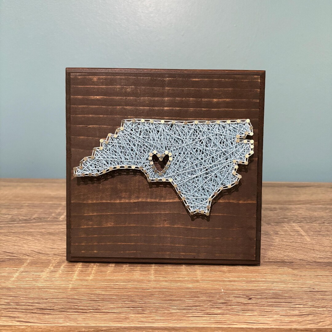Custom State Outline String Art - Etsy