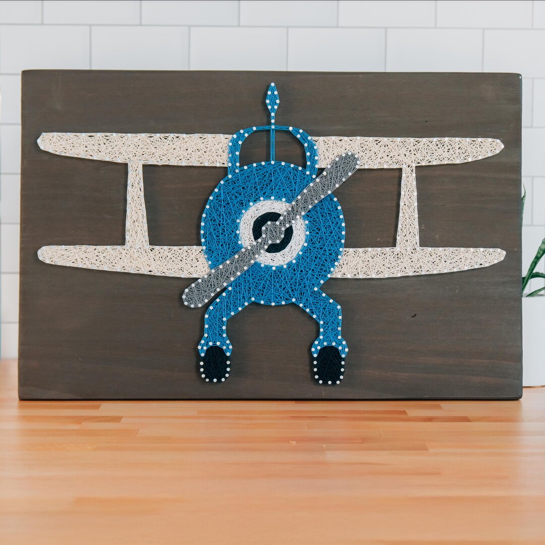 Airplane String Art - Etsy