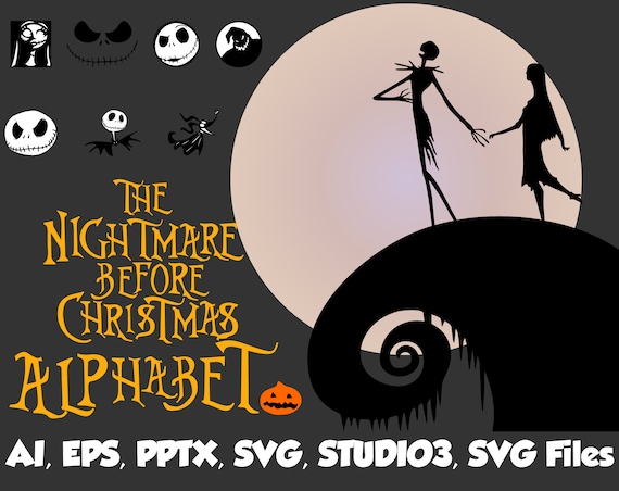 Nightmare Before Christmas Zero Silhouette
