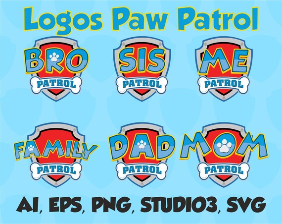 Paw Patrol Clipart Silhouette Paw Patrol Svg Mom Patrol Etsy Porn Sex