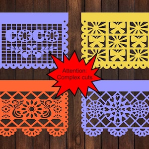 COCO SVG | 12 Cutting Files | Templates | Decorative Flags | Paper Cut ...