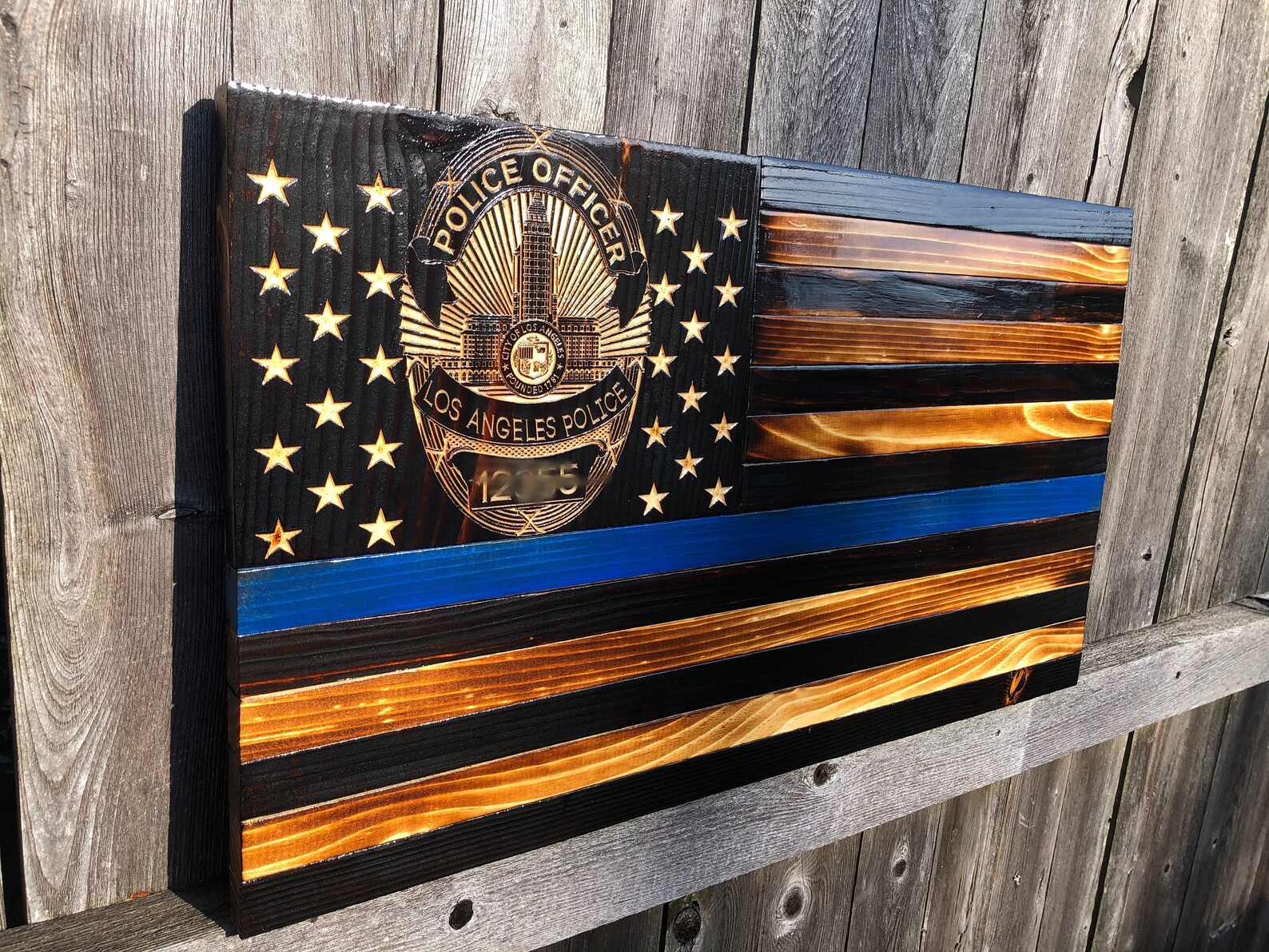 LAPD Thin Blue Line Flag - Etsy