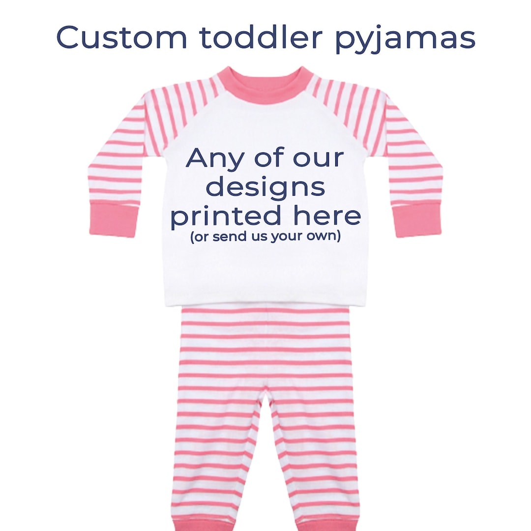 Personalised Birthday Pyjamas, Girls and Boys Pyjamas, Custom Children ...