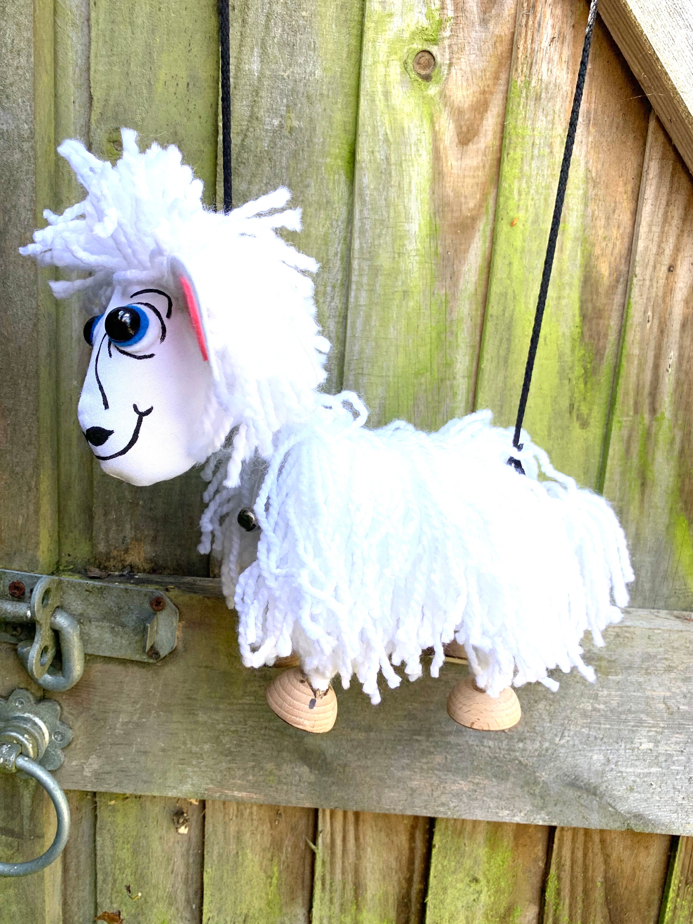 Sheep Rosie Animal Soft Toy Felt Puppet Handmade Toys | Etsy