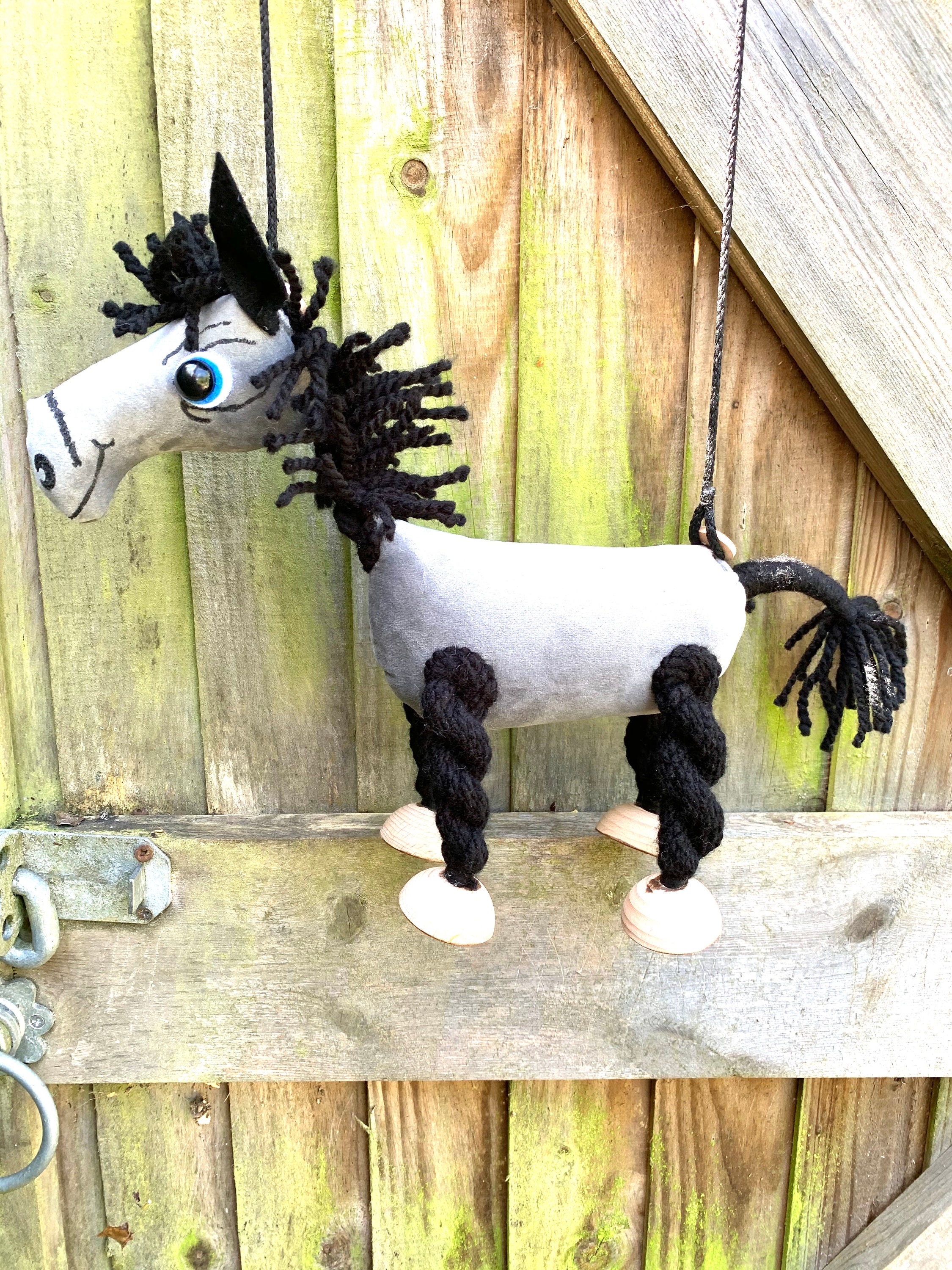 Donkey Victor Animal Soft Toy Felt Puppet Soft Toys | Etsy