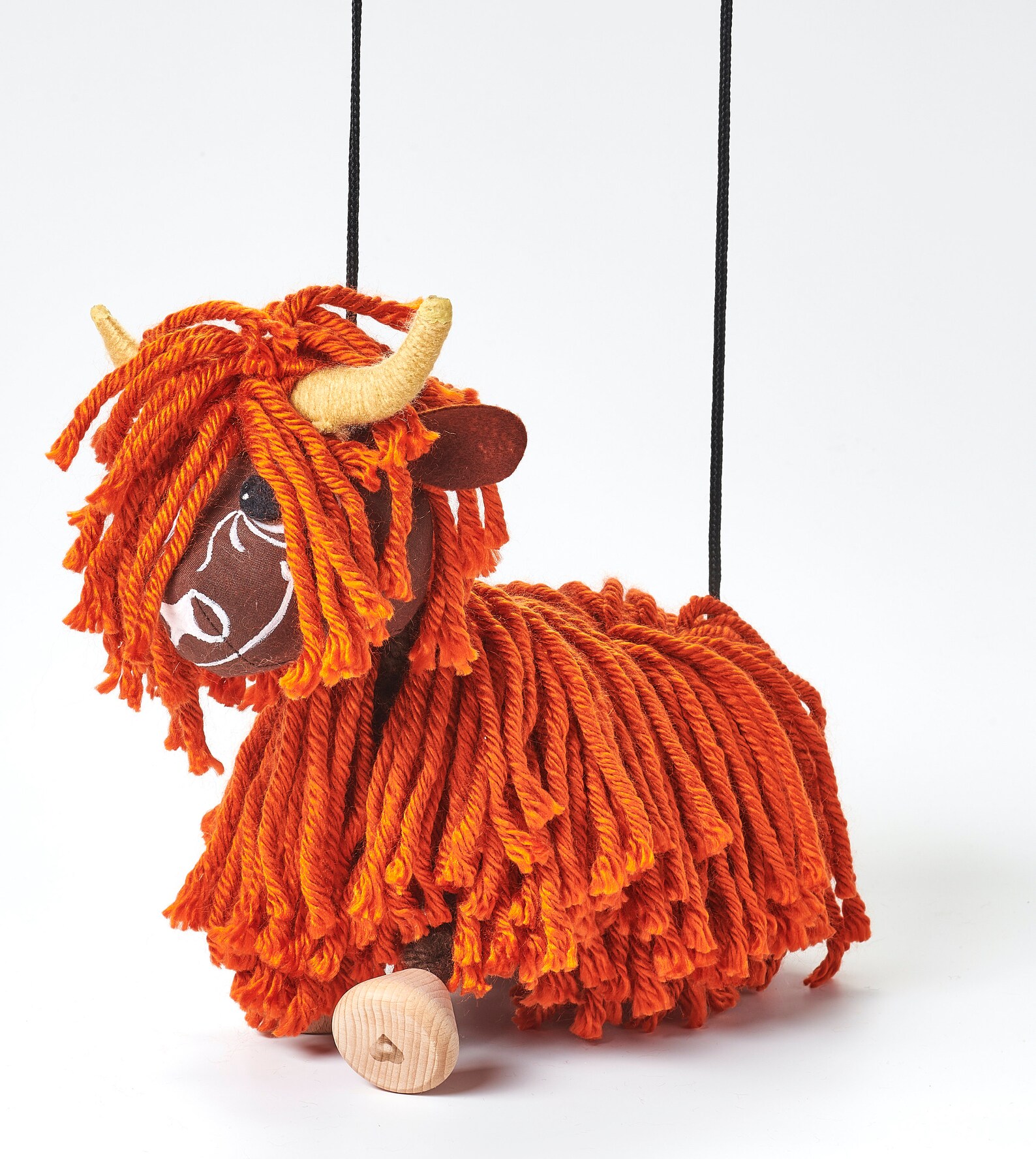 Highland Cow Moraq - Animal Toy Puppet, Moving Toy, for Kids, Gift ...
